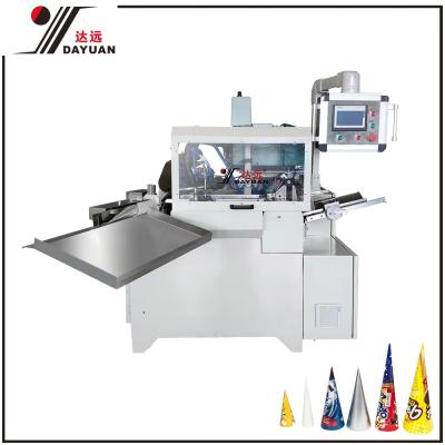 China Aluminum Foil Paper Ice Cream Cone Sleeve Machine (DYK6-H) High Efficiency for sale