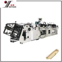 China Automatic Paper Box Forming Machine Box Edge Folding Gluing Machine 800mm Width High Speed Production for sale