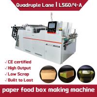 China L1560/4-A Quad-Channel Servo Punch Carton Erecting Machine with 780 pcs/min Maximum Output for sale