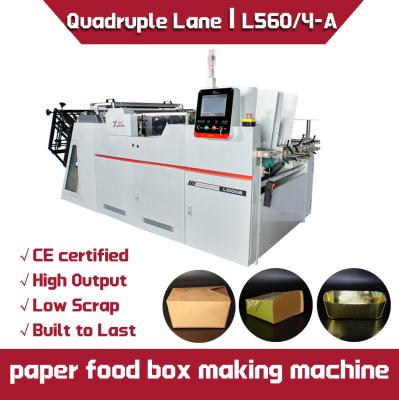 China L1560/4-A Quad-Channel Servo Punch Carton Erecting Machine with 780 pcs/min Maximum Output for sale