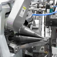 China DYK7-S 4-Axis Full-Servo Cone Sleeve Forming Machine with 350 pcs/min Speed and ±0.1° Taper Accuracy for sale
