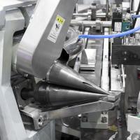 China DYK7-CH 4-Axis Domestic Servo Cone Sleeve Machine with 300-350 pcs/min Speed and Rotatech Alpha Gluing System for sale