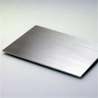 China 430 Brushed Finish Stainless Steel Sheet 0.8mm Thickness with Ferromagnetic Properties for Decorative Panels for sale