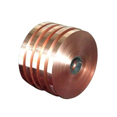 China 0.1mm Copper Foil Strip Coil C2100 C2200 C2400 Alloy | 99.9% Purity Electrical Grade for sale