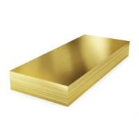 China 1500x3050x1.5mm Brass Coated Copper Sheet C26800 C27200 - 0.3-60mm Custom Thickness for sale