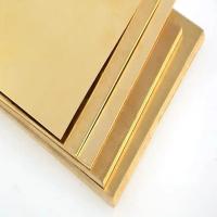 China Customized Brass Earth Copper Sheet Plate 0.8mm 1mm 2mm Thick H62 H65 Alloy for Industrial Applications for sale