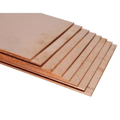 China 99.9% Pure C10200 C11000 Brass Copper Plate 0.05mm-100mm Thick for Industrial Use for sale