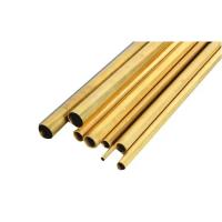 China C26000 Brass Tube 4mm OD 6000mm Length Yellow Coated Copper Pipe for Construction Decoration for sale