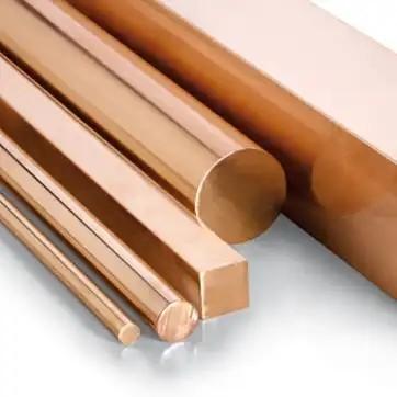 China C10200 C10100 Copper Square Rod Bar 14mm 16mm 20mm ASTM JIS ISO Antimicrobial for sale