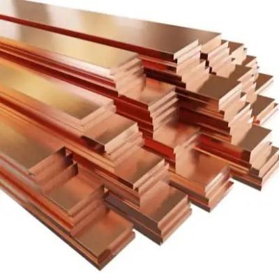 China C1100 C1200 C1220 Copper Flat Bar 50x5mm Brass Hex Rod 6m Length for sale