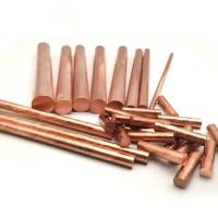 China JIS ASTM DIN Bronze Copper Rod Bar 15mm 8mm Solid Copper Earth Rod with 6-200mm Size Range for sale