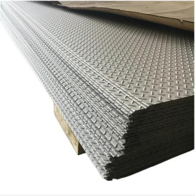 China A240 Embossed Checkered Stainless Steel Sheet 16 Gauge 18 Gauge 304 316 for sale