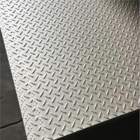 China Custom Diamond Embossed Checkered Stainless Steel Sheet 0.3mm 300 Series for Flooring for sale