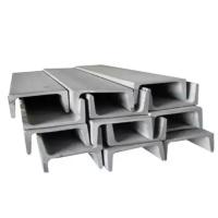 China ASTM 201 304 316 Stainless Steel U Channel Hot Rolled 6000mm Length for Construction for sale
