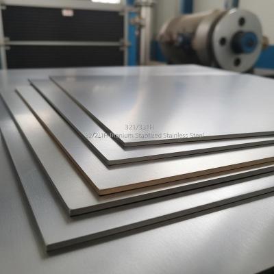 China 321 321H Titanium Stabilized Stainless Steel Sheet Plate 0.5mm-60mm Thickness High Temperature Resistance for sale