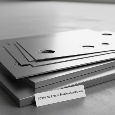 China 409 409L Titanium Stabilized Ferritic Stainless Steel Sheet 0.4mm-6mm Automotive Exhaust Grade Plate for sale
