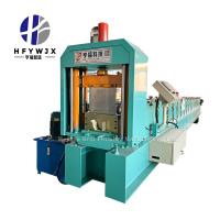 China Gutter Downspout Roll Forming Machine PLC for Rainwater Pipe Production for sale