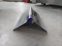 China High Output 300 Ridge Cap Roll Forming Machine with PLC Control for Roofing Systems for sale