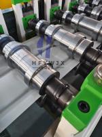 China PLC Controlled Profile Metal Wall Panel Roll Forming Machine With 22 Rows And Hydraulic Shears Cutting for sale