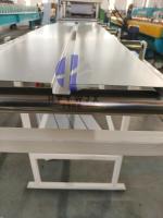 China PLC Controlled Profile Metal Wall Panel Roll Forming Machine With 22 Rows And Hydraulic Shears Cutting for sale