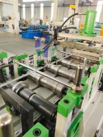 China PLC Controlled Profile Metal Wall Panel Roll Forming Machine With 22 Rows And Hydraulic Shears Cutting for sale