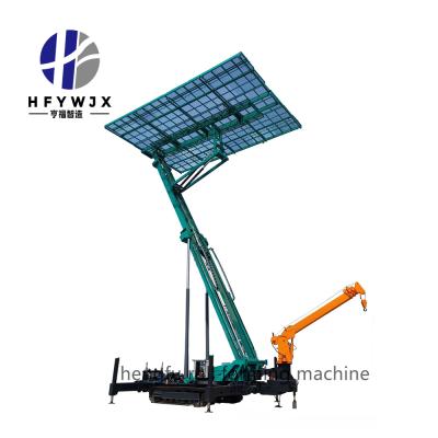 China High Altitude Roll Forming Machine Platform 18.5m Lifting Height 8t Capacity Hydraulic Driven for Steel Structure Construction for sale