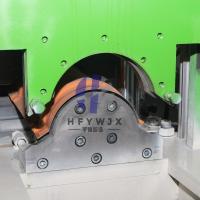 China 310mm Feeding Width Ridge Cap Roll Forming Machine High Precision 14 Stations 70mm Shaft for sale