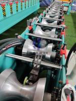 China 310mm Feeding Width 14 Row Molding PLC Control Metal Roof Ridge Cap Roll Forming Machine for Construction for sale