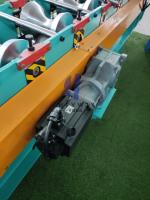 China 310mm Feeding Width Ridge Cap Roll Forming Machine High Precision 14 Stations 70mm Shaft for sale