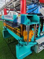 China Hydraulic Pressure Transmission Double Layer Roofing Sheet Machine 45# Steel Rollers for sale
