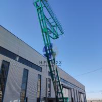 China High Altitude Roll Forming Machine Platform 18.5m Lifting Height 8t Capacity Hydraulic Driven for Steel Structure Construction for sale