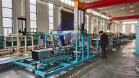 China PLC Automatic Servo Cutting Lifting Platform 0-60m/Min Adjustable Speed For Drywall Metal Stud Production for sale