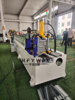 China Hydraulic Shears Profile Roll Forming Machine PLC Controlled M shaped for sale