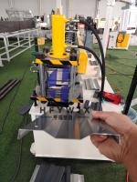 China Hydraulic Shears Profile Roll Forming Machine PLC Controlled M shaped for sale