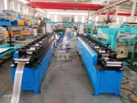 China High Precision PLC Controlled Roller Shutter Door Roll Forming Machine 15–16M/Min for sale