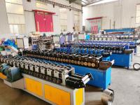 China High Speed Automatic Shutter Door Roll Forming Machine With PLC Control System And 16mm Wall Plate for sale