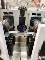 China Galvanized Steel Laser Welded Pipe Roll Forming Machine 3 KW PLC HMI Control 55 Stands for sale