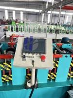China Hydraulic DownSpout Making Machine 16 Stations PLC Control 0.3-0.8mm Thickness for sale