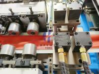 China PLC Controlled Flexible Connection Production Line 12 Forming Passes Cr40 Shaft 380V 3 Phase for sale