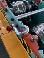 China Fully Automatic Downspout Roll Forming Machine 0.3-0.8mm 5.5kw PLC Control for sale
