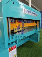 China Cold Hard Board Arc Machine 1000mm Feed Width 350H Steel Frame 26 Roll Forming 7.5kw Servo Motor for sale
