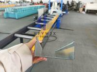 China Full Automatic CZ Purlin Roll Forming Machine With Hydraulic Cutting And PLC Control System for sale