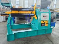 China 6 Ton Full Automatic Electric Uncoiler Machine with PLC Control System and Hydraulic Pressure for Metal Processing for sale