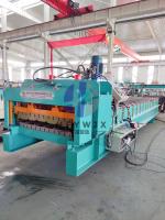 China PLC Controlled 1020 Glazed Tile Cold Roll Forming Machine 16 Rows Gear Drive System for sale