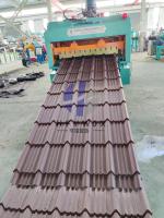 China Industrial Grade 1020 Metal Roof Tile Making Machine 400H Steel Frame 11kW Servo Motor for sale