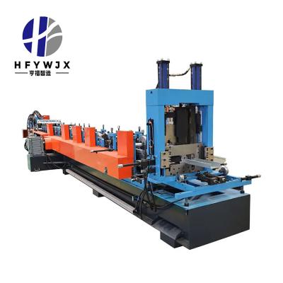 China Hydraulic Cutting Cz Purlin Machine PLC Control System For High Efficiency Production for sale