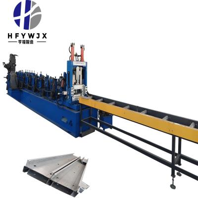 China PLC Control C Z Purlin Forming Machine Hydraulic Cutting For Cold Roll Forming for sale