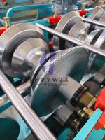 China 18 Stations 300 Ridge Cap Roll Forming Machine with 1 Inch Chain Drive and PLC Control for sale