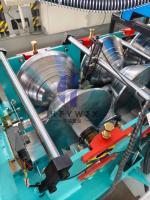 China High Precision Durable 300 Ridge Cap Roll Forming Machine with PLC Control for Roofing Systems for sale