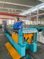 China Stable Performance Hydraulic Ridge Cap Roll Forming Machine with Customizable Profiles for Roofing Designs for sale